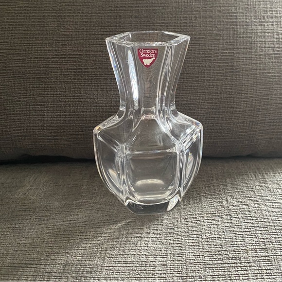 Orrefors Kostaboda | Accents | Vintage Orrefors Crystal Hexagonal Bud ...